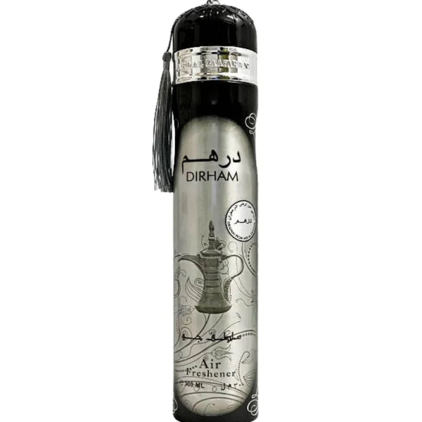 Dirham Silver Air Freshener 300ml Spray By Ard Al Zaafaran – An Nur